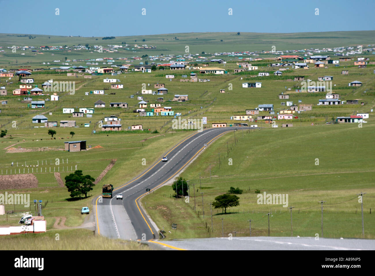 The N2 highway near the town of Idutywa in a region of South Africa s ...