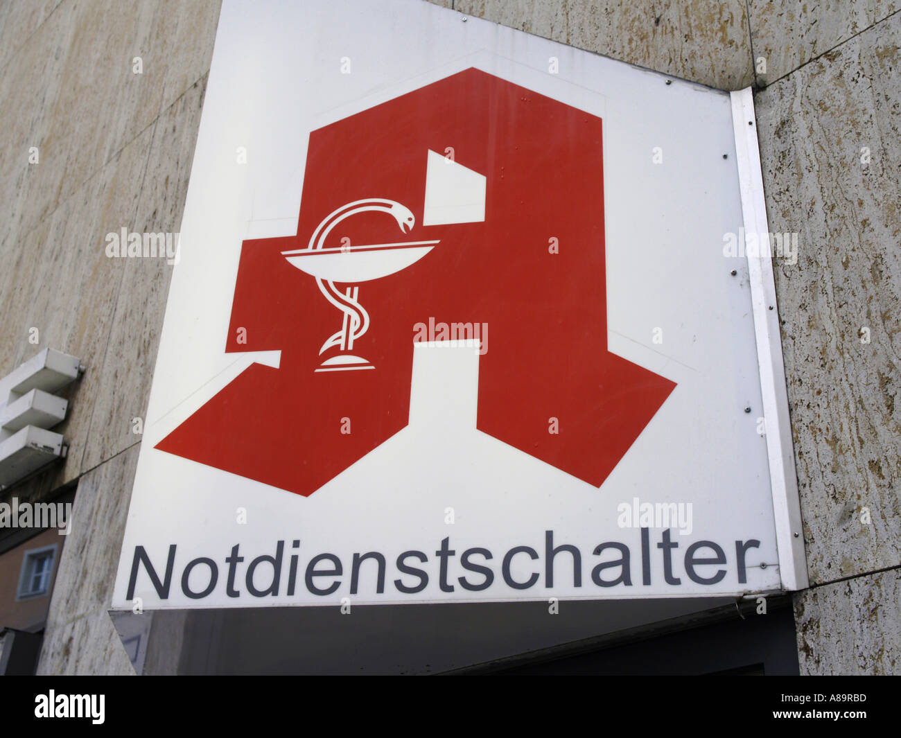 sign pharmacy counter for emergency service Stock Photo - Alamy