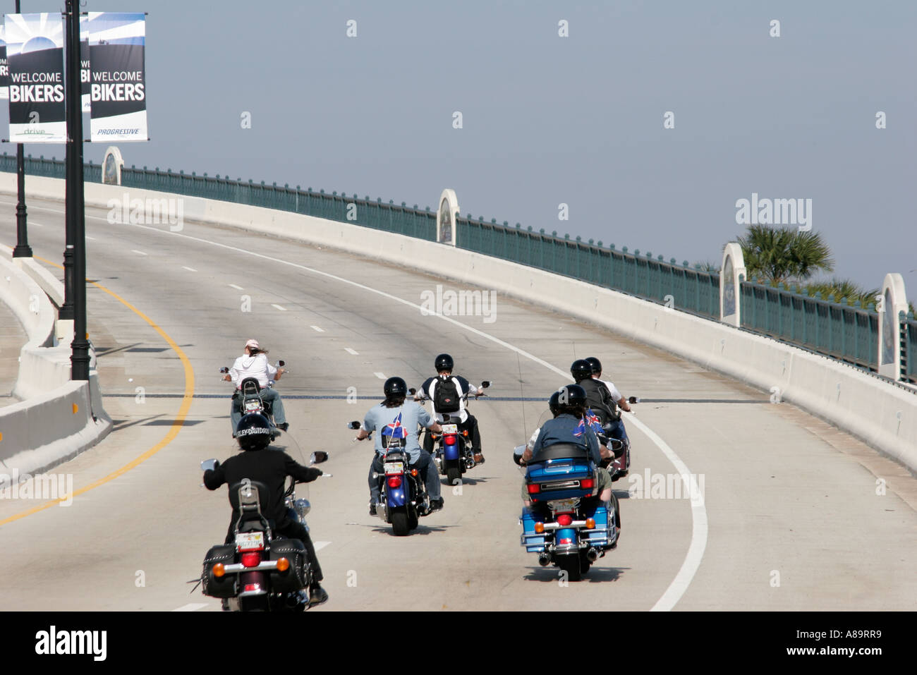 Halifax river water international speedway bridge hi-res stock ...