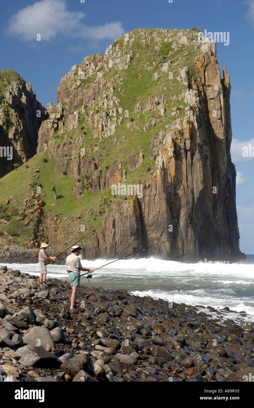 Fishermen along the wild coast in a region of South Africa's Eastern ...