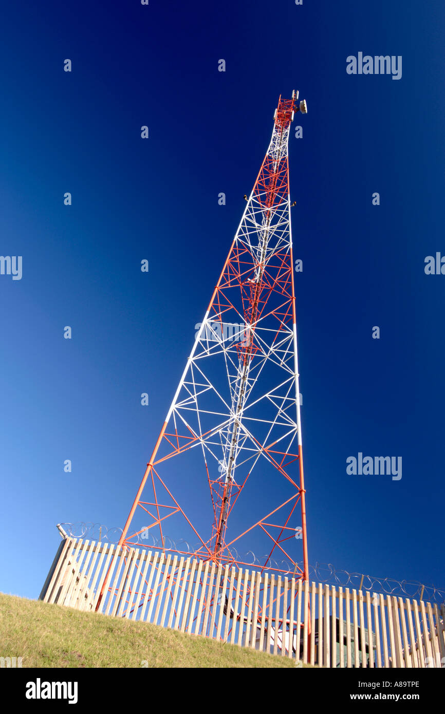 A telecommunication mobile phone network antenna in the Eastern Cape ...