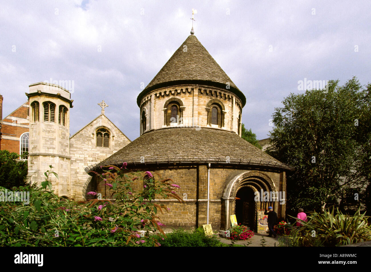 UK England Cambridge the Round Church Stock Photo - Alamy