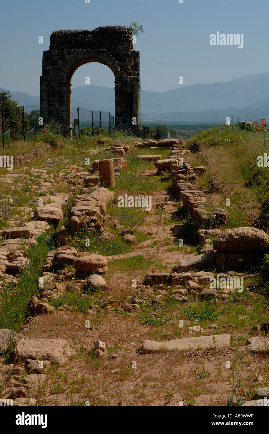 Caparra ruins Cáceres Spain Stock Photo - Alamy