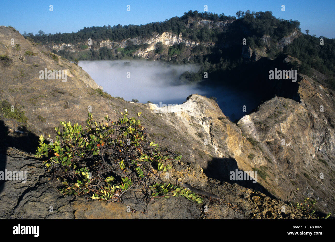 Indonesia Volcano crater on Lombok Stock Photo - Alamy