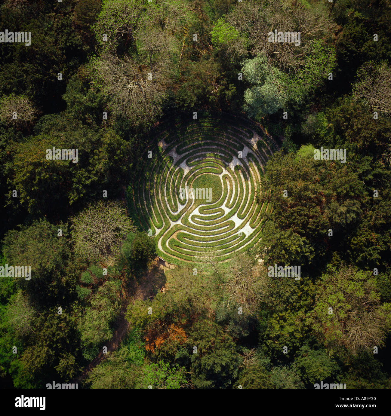 Turf labyrinth hi-res stock photography and images - Alamy