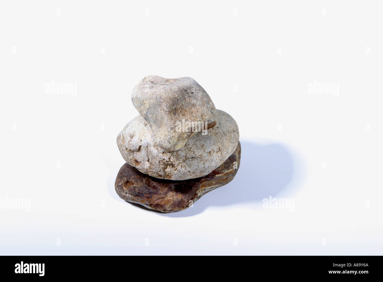 Rocks on White background Stock Photo - Alamy