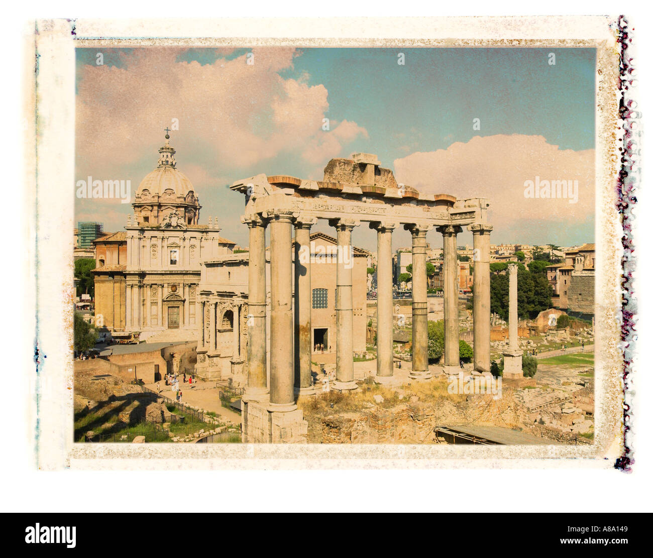 Old ruins rome Cut Out Stock Images & Pictures - Alamy