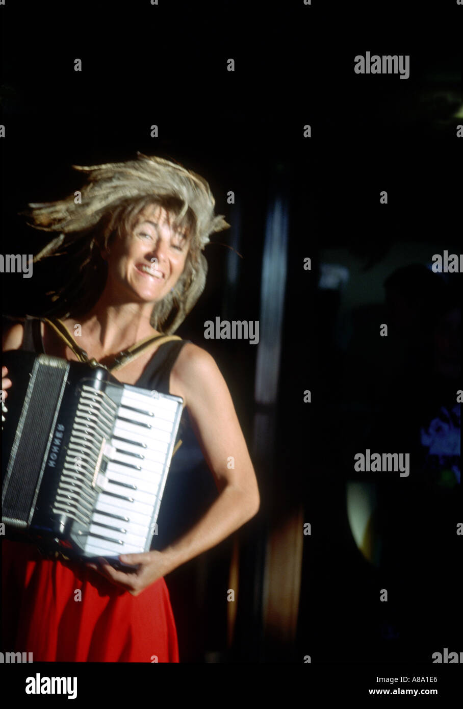 Female accordion player hi-res stock photography and images - Alamy