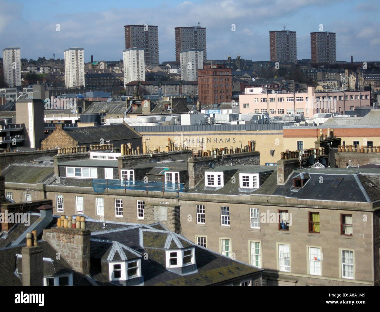 Dundee town centre Scotland UK Stock Photo - Alamy