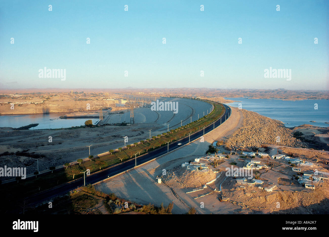 Aswan dam aerial High Resolution Stock Photography and Images - Alamy