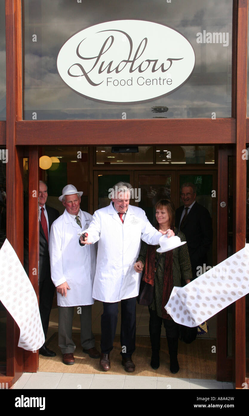 Viscount Windsor cuts the ribbon at the grand opening of the Ludlow ...