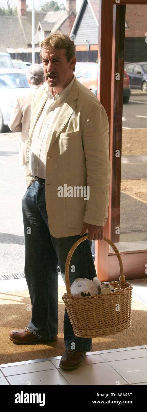 Actor John Challis (Green, Green Grass; Only Fools and Horses) with a ...