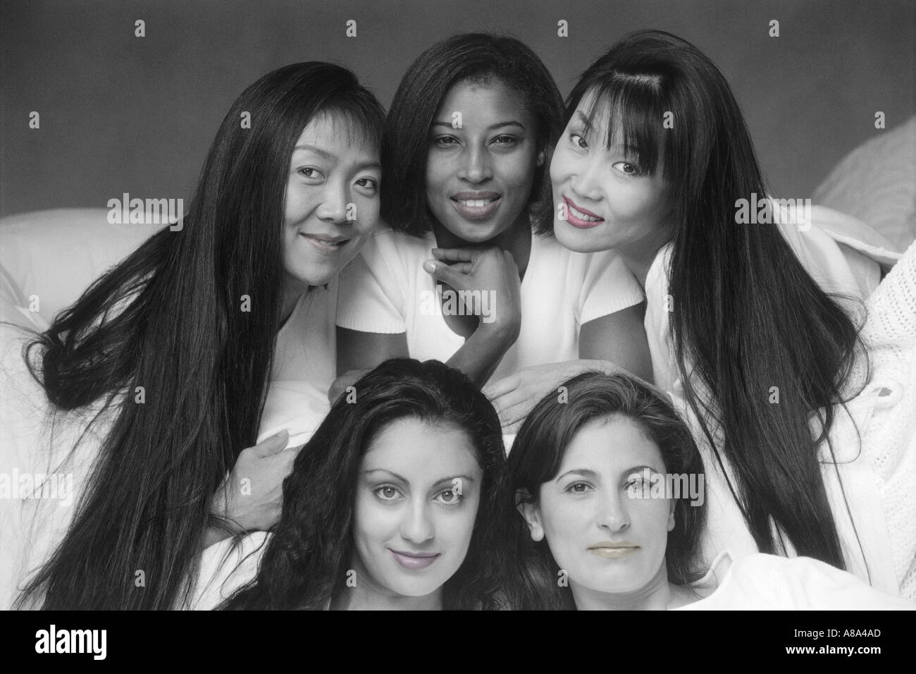 Four different racial groups hi-res stock photography and images - Alamy