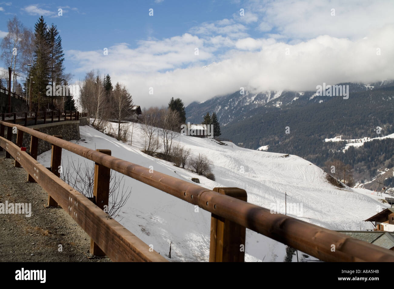 Winter ski resort: Bormio, Italy Stock Photo - Alamy