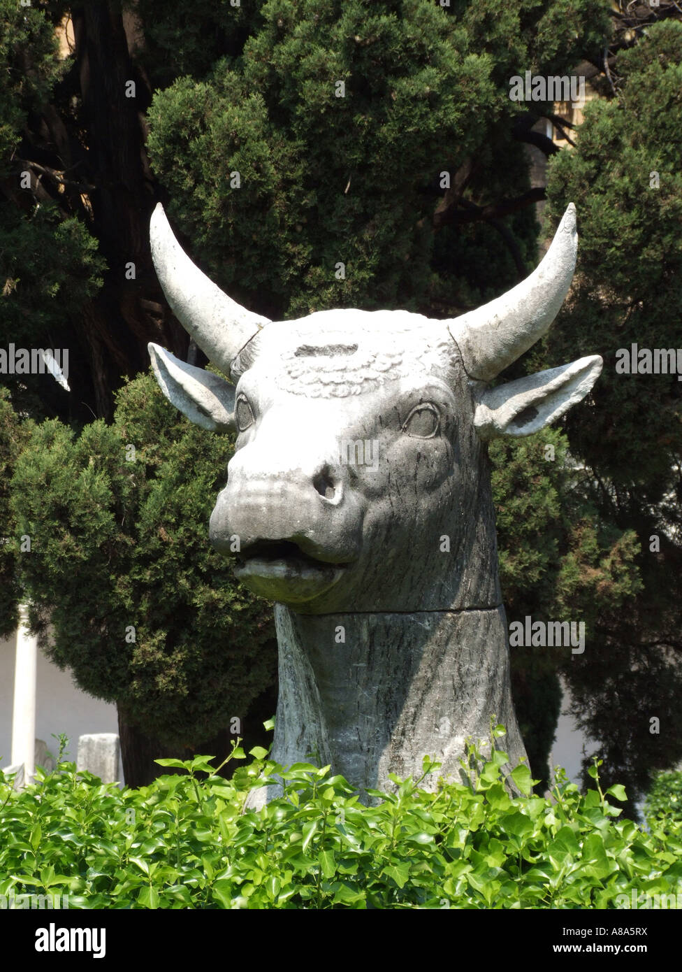 statue at the diocletian baths museum in rome Stock Photo - Alamy