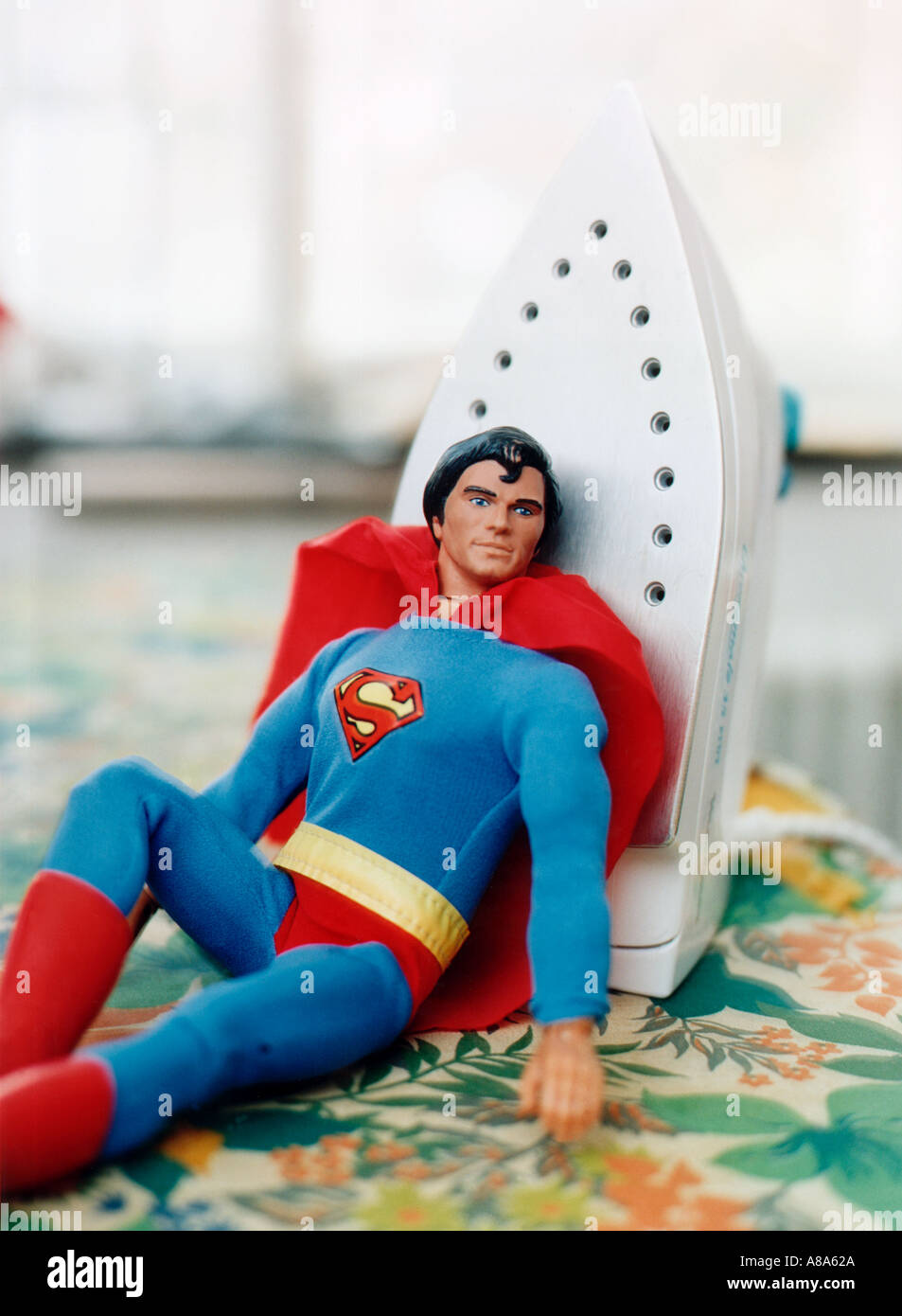Superman taking a rest Stock Photo - Alamy