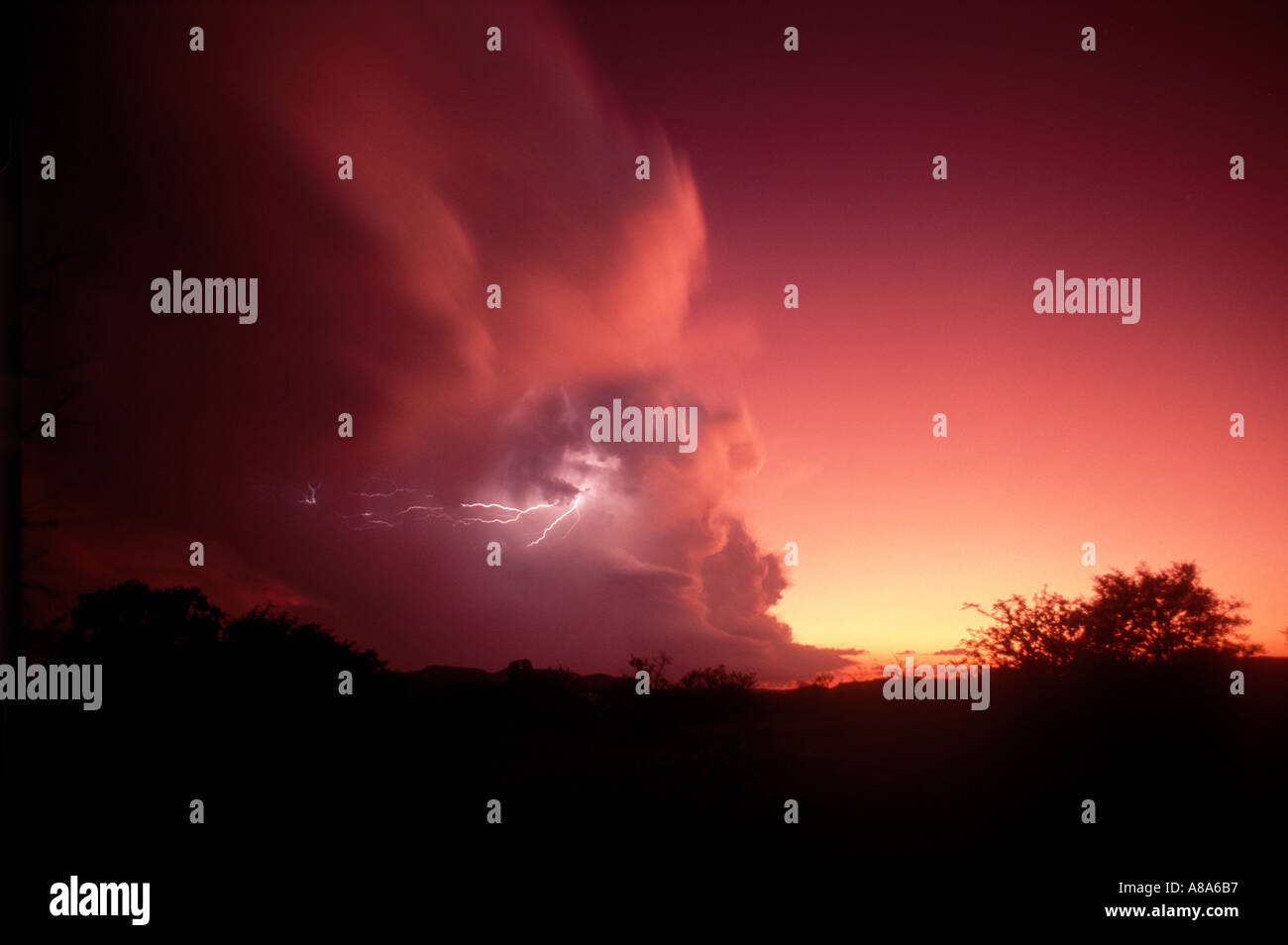 Lightning storm art hi-res stock photography and images - Alamy
