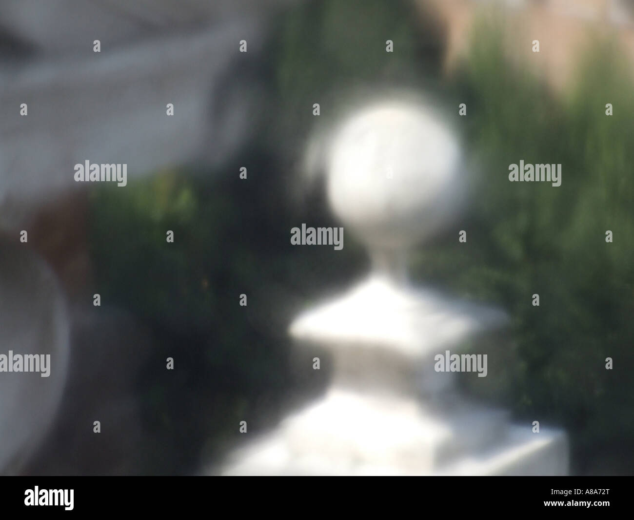 view through frosted glass window in rome Stock Photo - Alamy