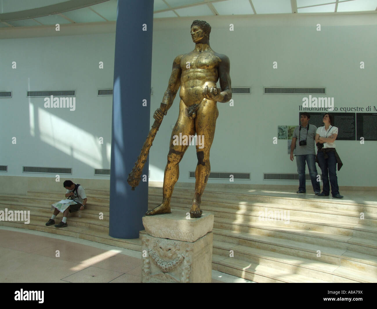 hercules statue at the musei capitolini museum in rome Stock Photo - Alamy