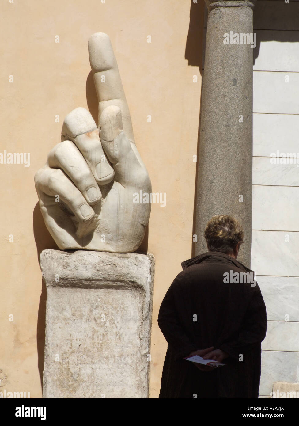 Finger salute head hi-res stock photography and images - Alamy