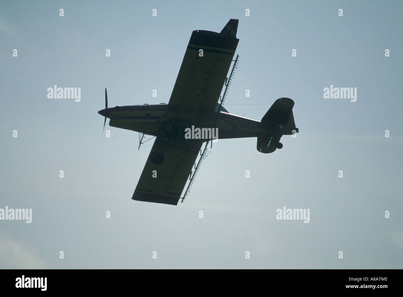 Piper PA 25 Pawnee airplane used to spray agriculture crop fields ...