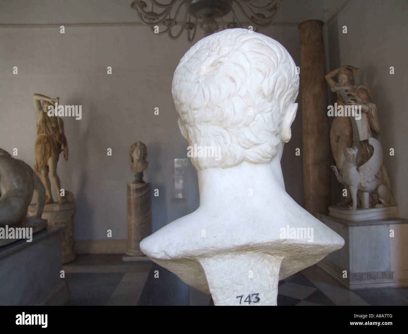 statue at the musei capitolini museum in rome Stock Photo - Alamy