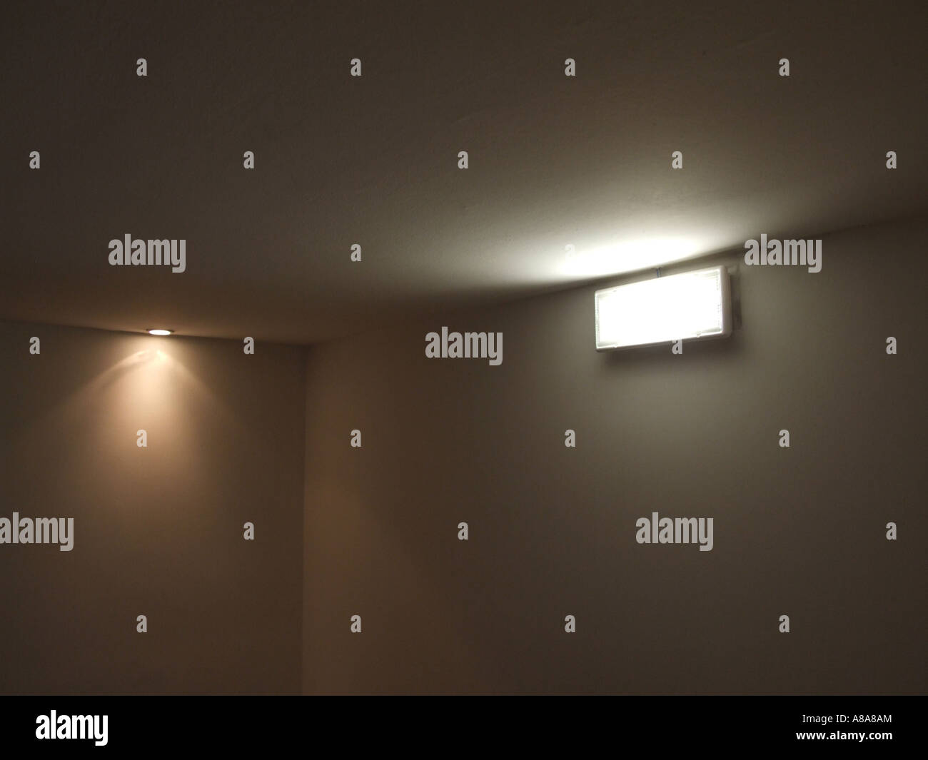 spotlight in dark room Stock Photo - Alamy