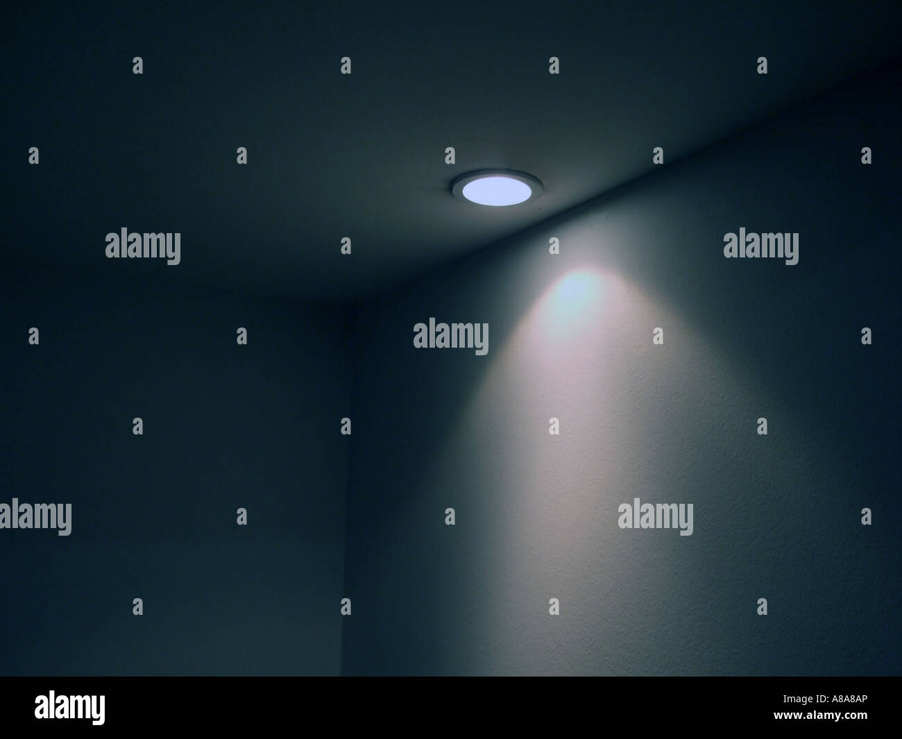 spotlight in dark room Stock Photo - Alamy