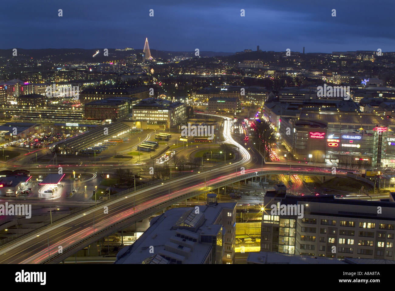 Gothenburg by night Sweden Stock Photo - Alamy