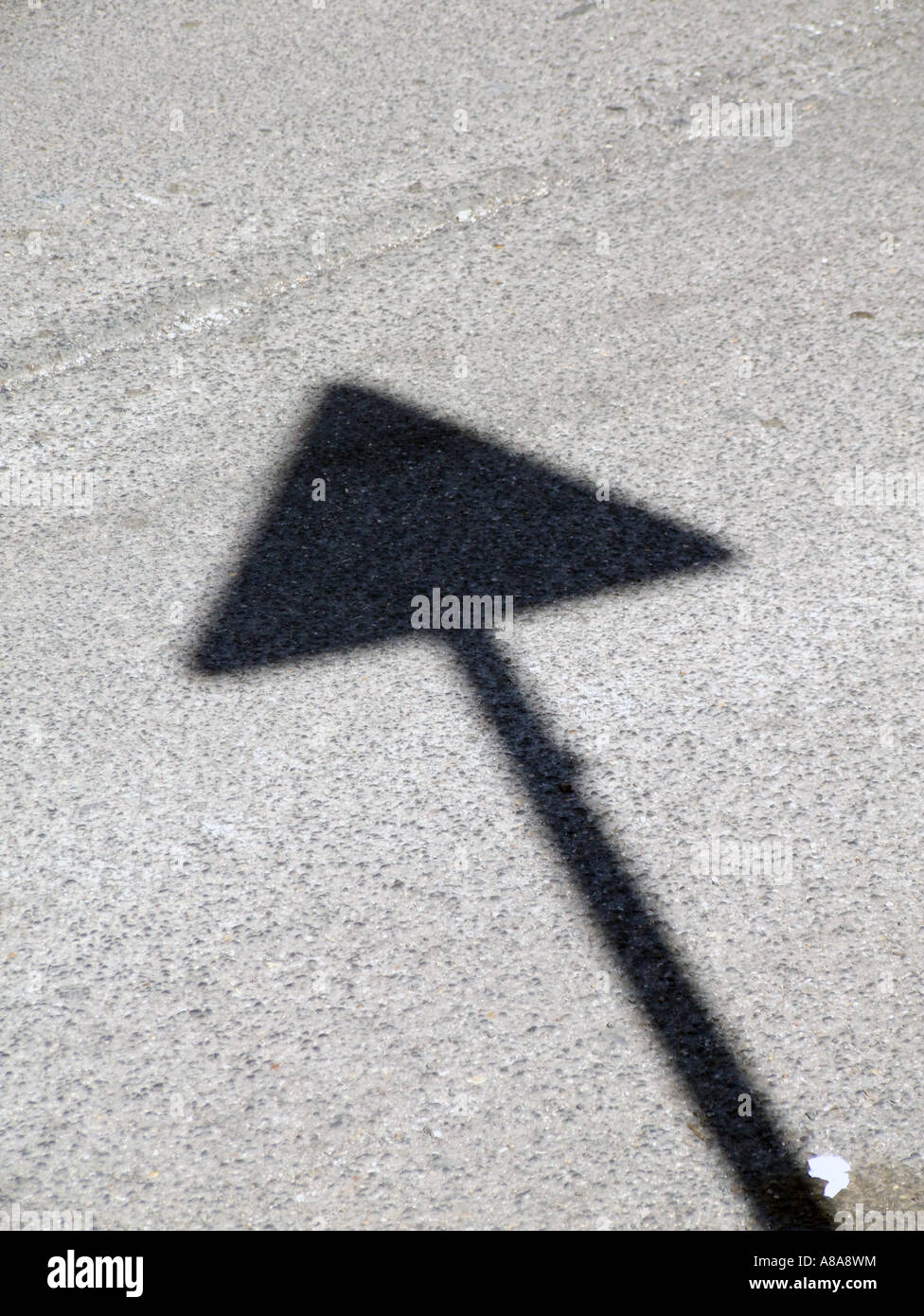 road sign shadow Stock Photo - Alamy
