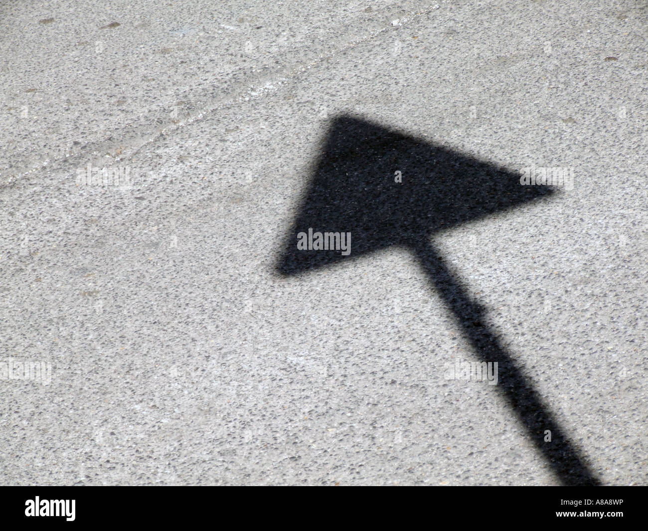 road sign shadow Stock Photo - Alamy