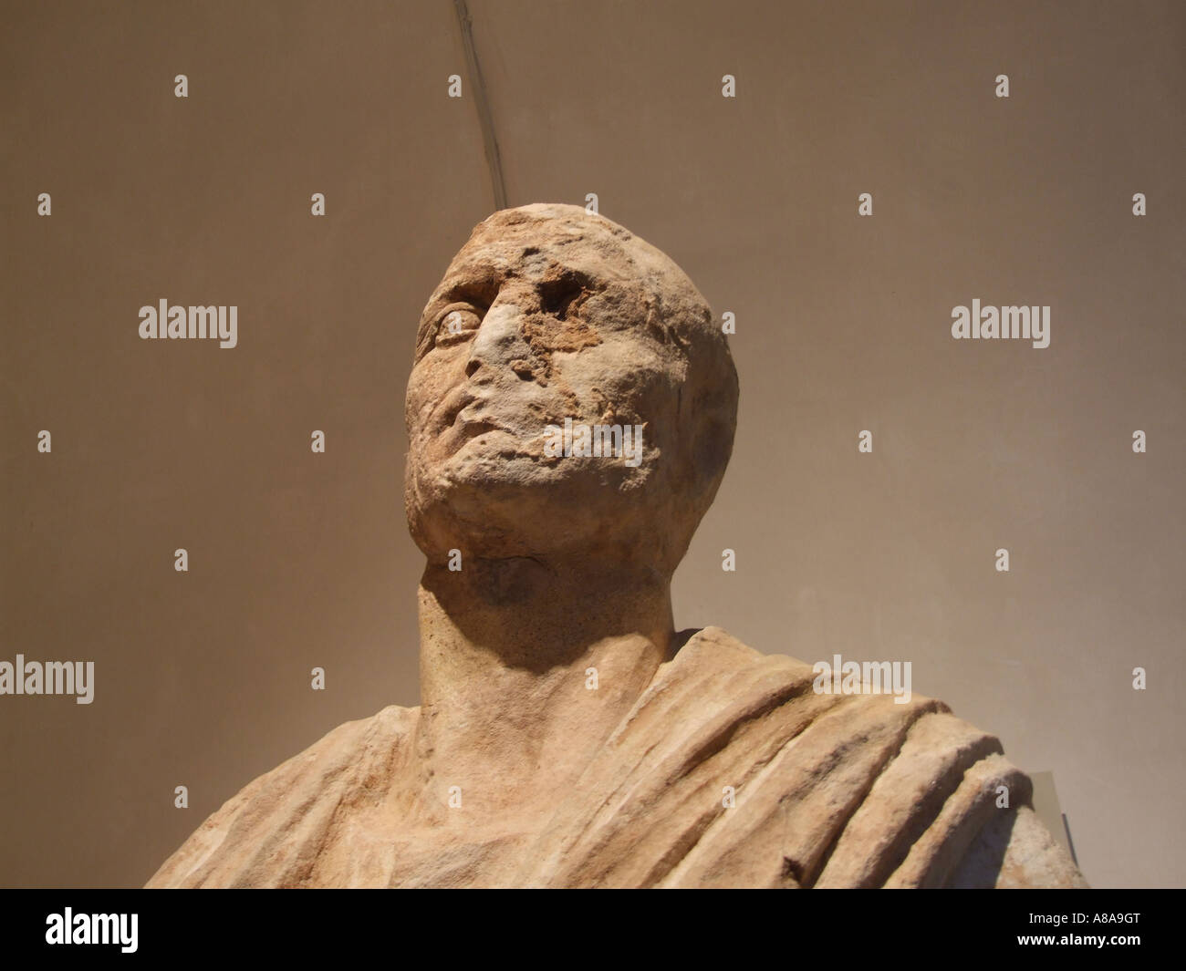 damaged male statue in a museum in rome Stock Photo - Alamy