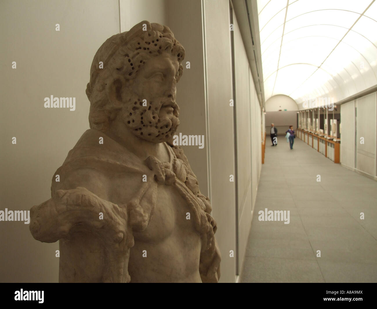 man statue in museum rome italy Stock Photo - Alamy