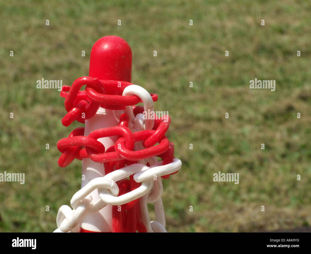no access temporary plastic barrier cordon Stock Photo - Alamy