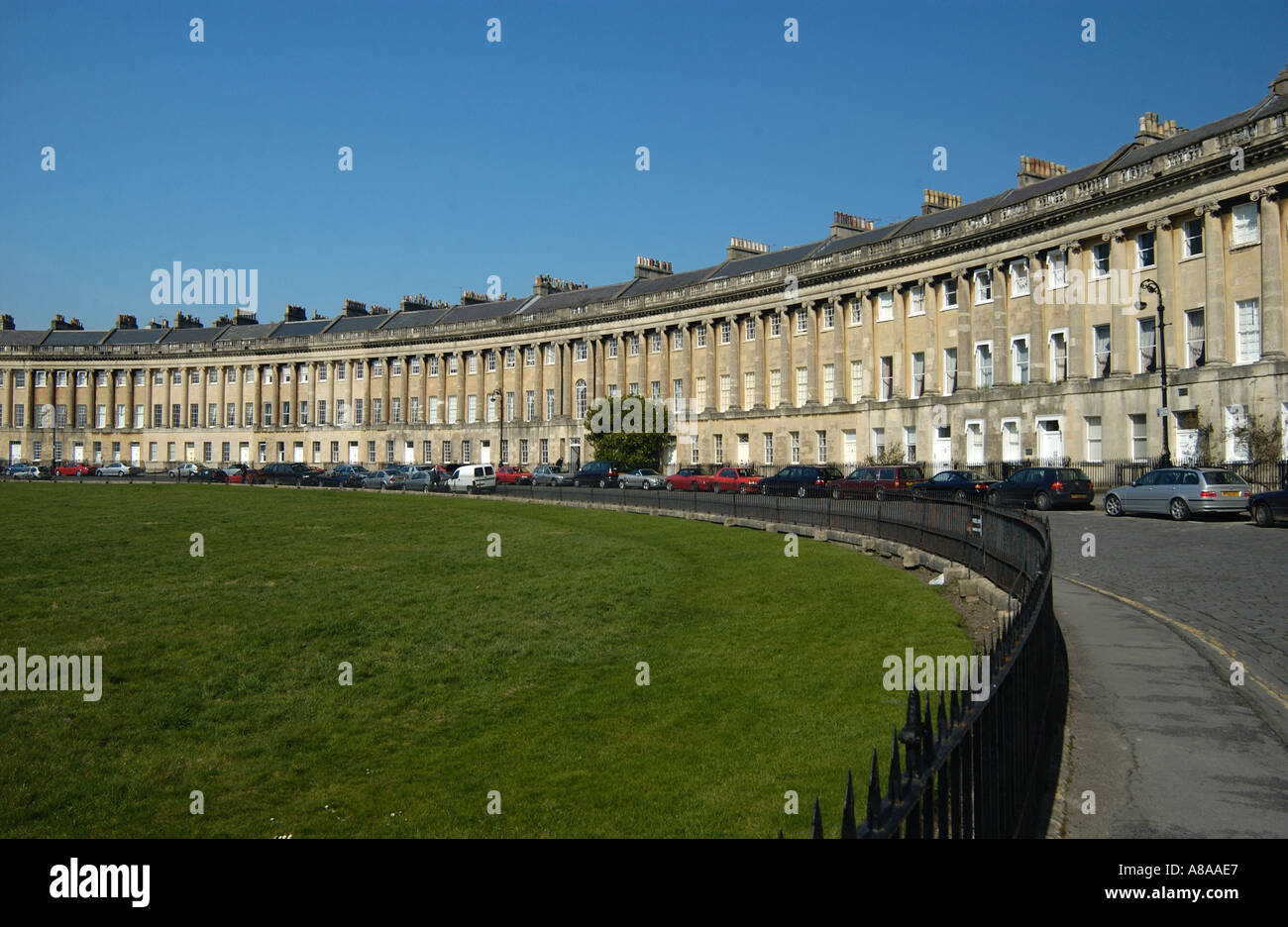 The Royal Crescent Bath, Avon, England, United Kingdom Stock Photo - Alamy