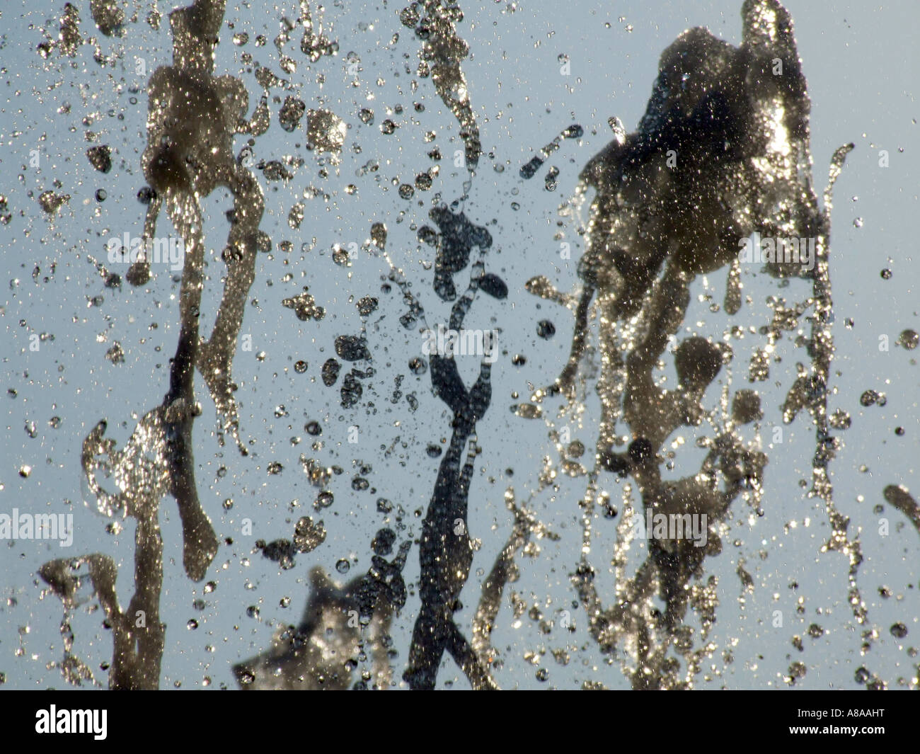 Backlit water drops from spray hi-res stock photography and images - Alamy