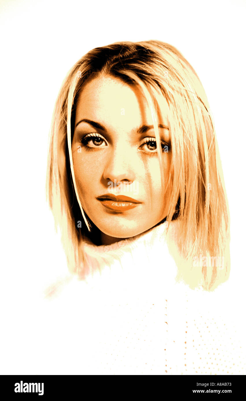 High contrast female model portrait hi-res stock photography and images ...