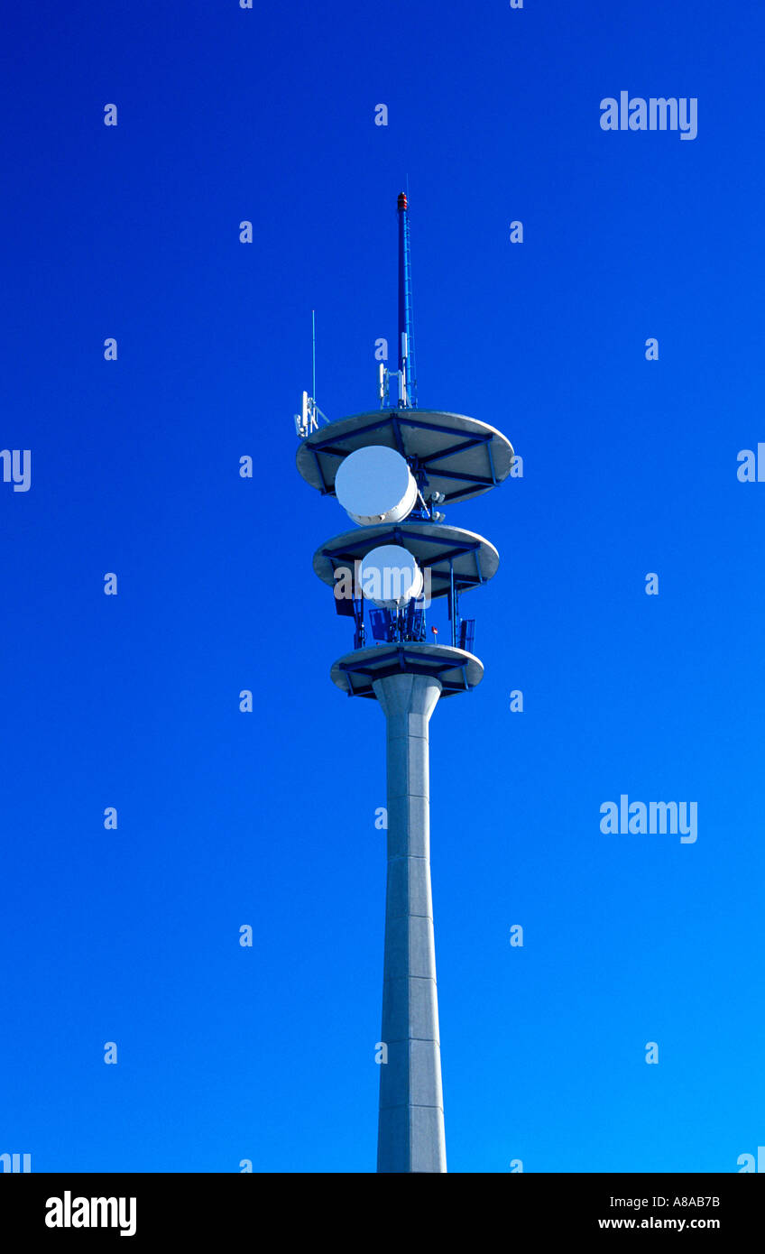 Communications Transmission Tower Stock Photo - Alamy