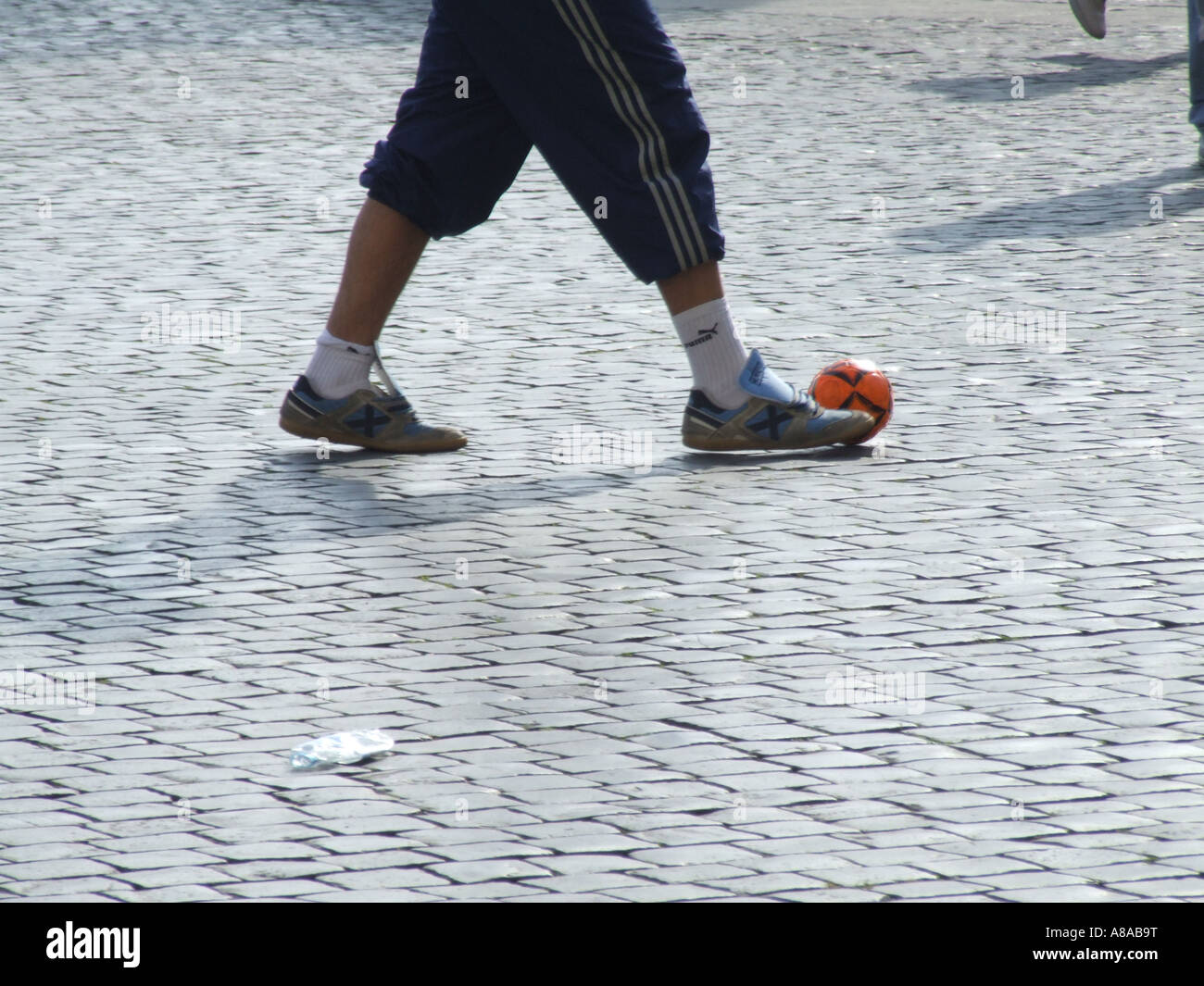 street football match Stock Photo - Alamy
