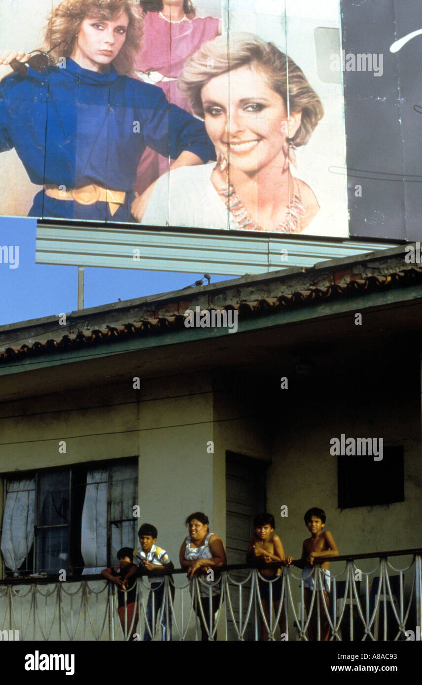 Poor family with billboard that overlooks their house in Monterrey ...
