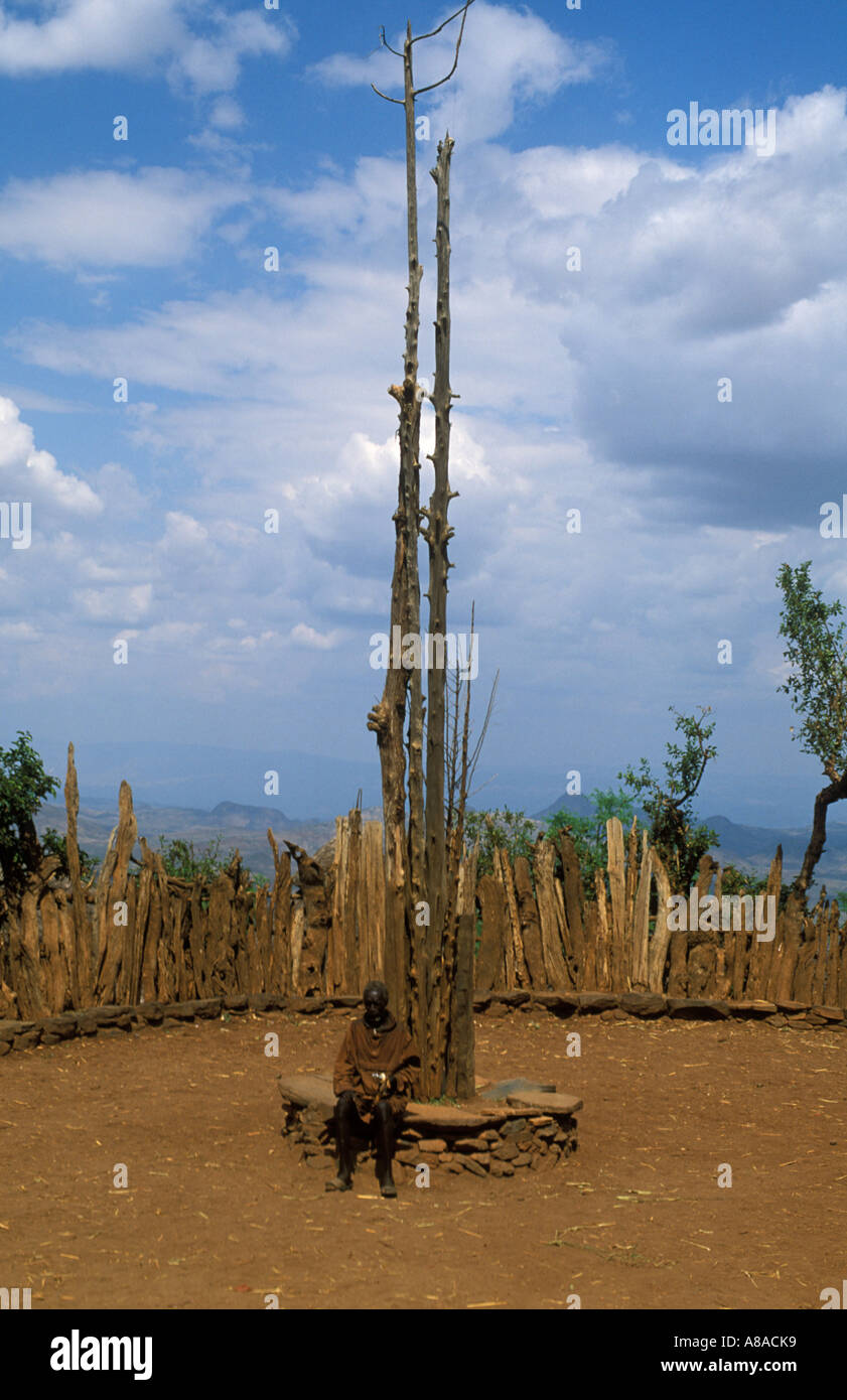 African tribe pole hi-res stock photography and images - Alamy