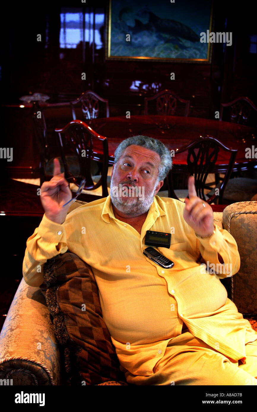 The mercurial Sydney Investor Rene Rivkin aboard his floating office in ...