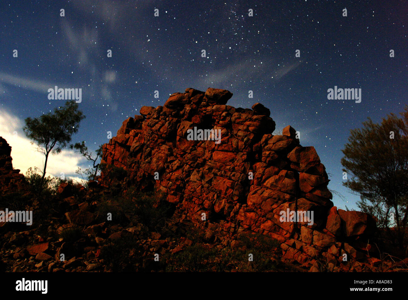 Celestial sky nature australia desert landscape scenery remote arid hi ...