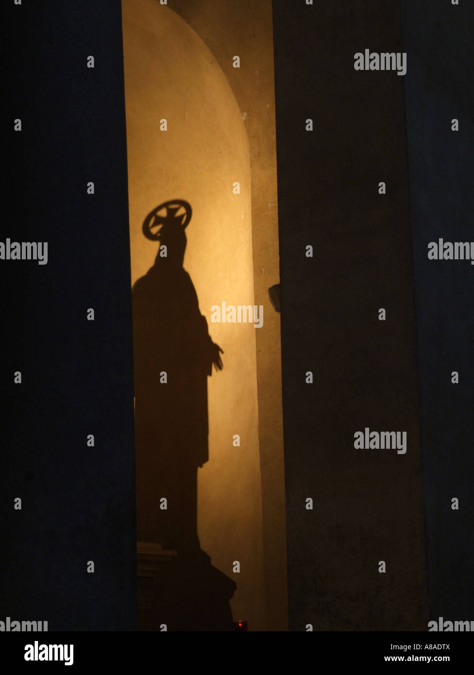 jesus christ statue in church in rome Stock Photo - Alamy