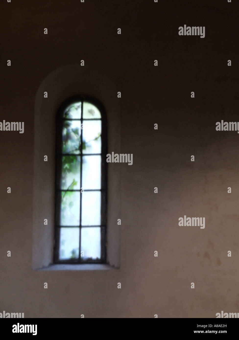narrow church window Stock Photo - Alamy