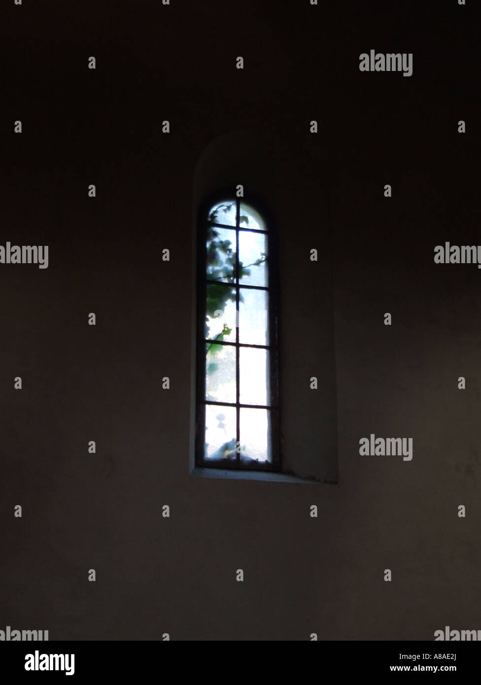 narrow church window Stock Photo - Alamy