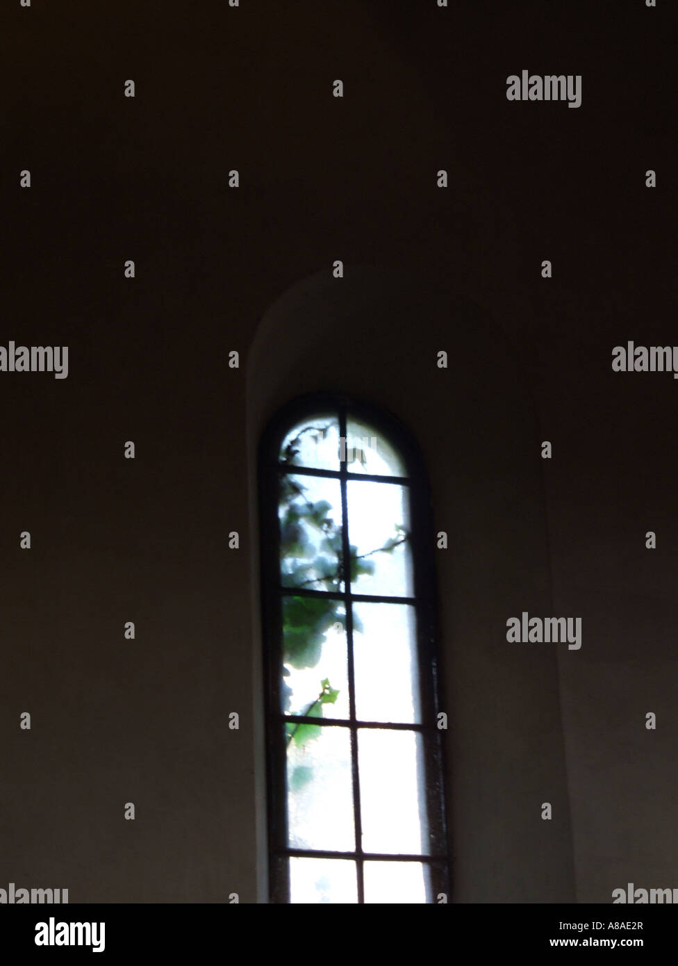 narrow church window Stock Photo - Alamy