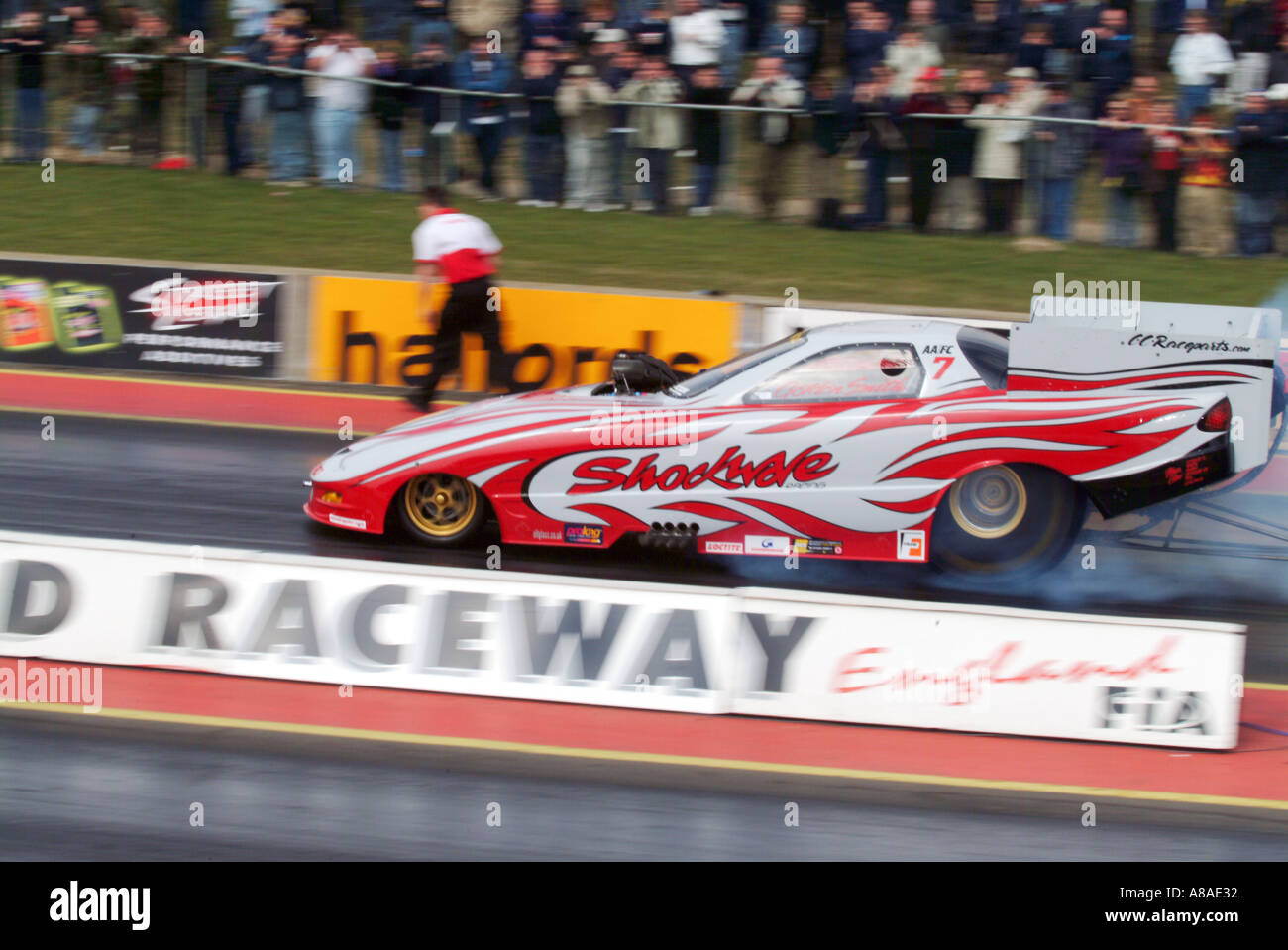 Nitro Funny car at santa pod Stock Photo - Alamy