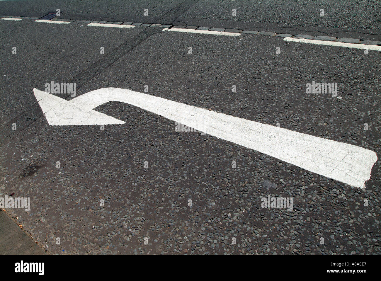 Keep left arrow hi-res stock photography and images - Alamy