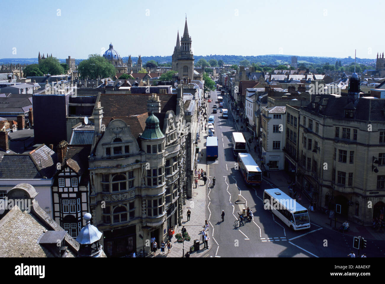 View over oxford Stock Photo - Alamy